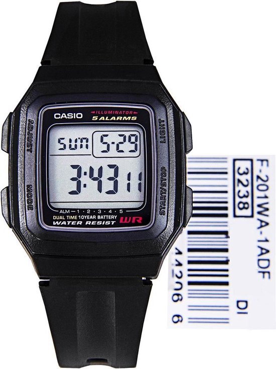 Casio F-201WA-1ADF Horloge | bol