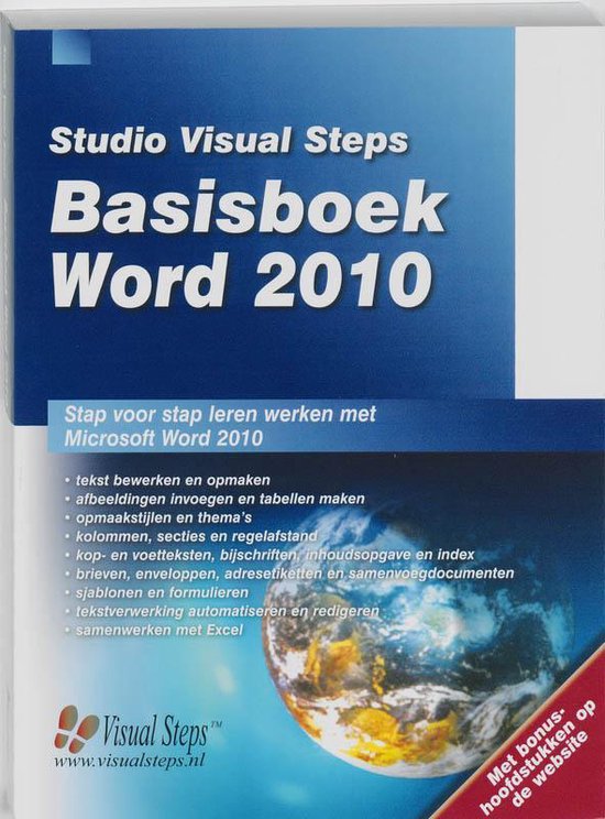 Basisboek Word 2010, Studio Visual Steps | 9789059053861 | Boeken | bol