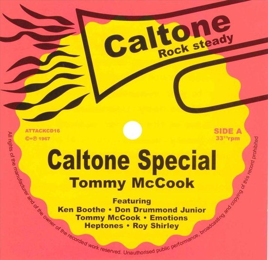 Caltone Special, Tommy McCook | CD (album) | Muziek | bol