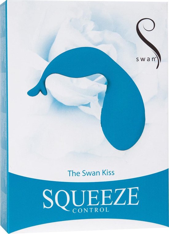 Swan Squeeze Control Vibrator The Swan Kiss Squeeze Control (blauw ...