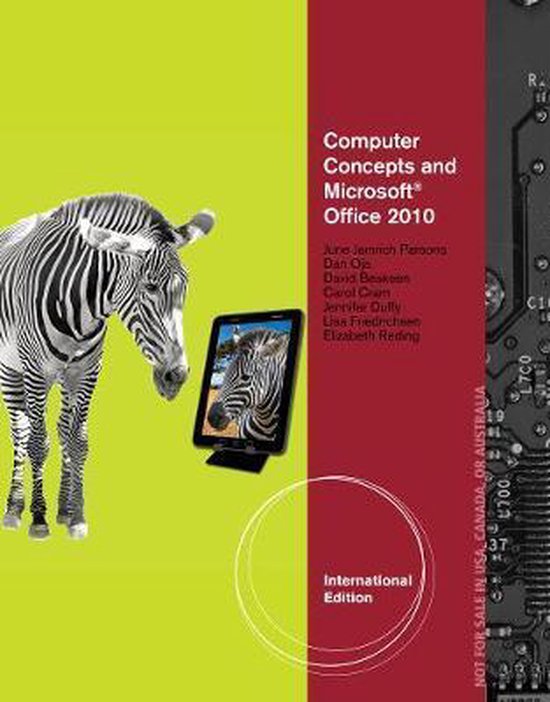 Computer Concepts And Microsoft Office 2010 Illustrated | 9781133613077 | David... | bol