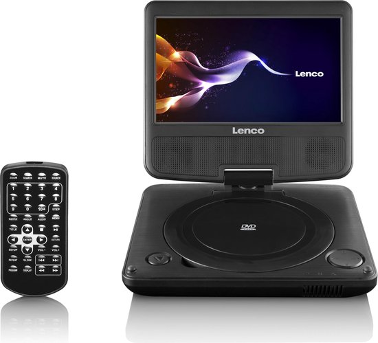 Lenco DVP-734 - Portable DVD-speler - 7 inch - Zwart | bol
