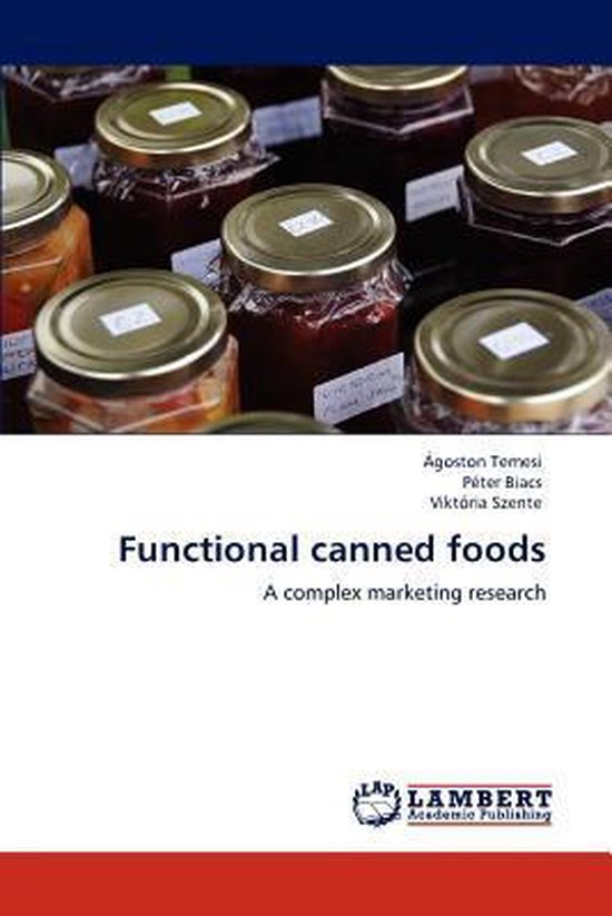 Functional canned foods | 9783846521519 | Ágoston Temesi | Boeken | bol