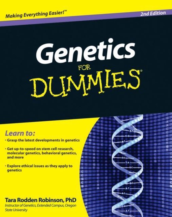 Genetics For Dummies 2nd | 9780470551745 | Tara Rodden Robinson | Boeken | bol.com