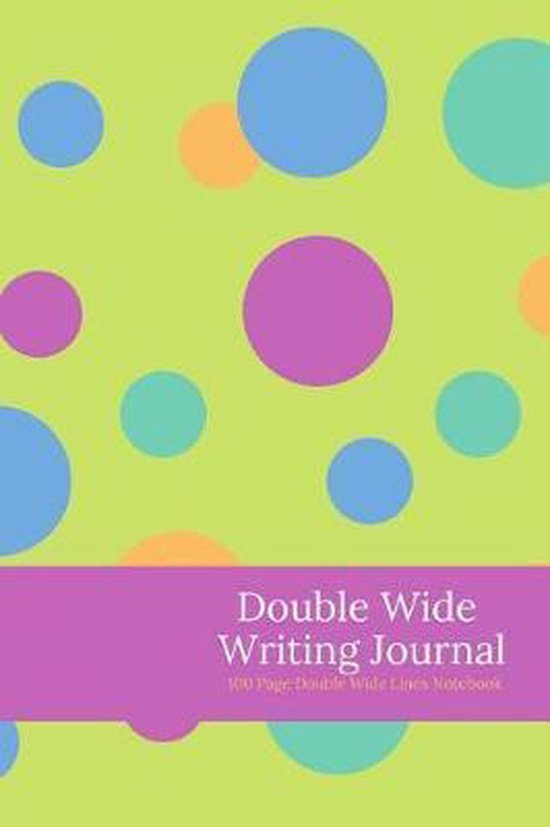 Double Wide Writing Journal - 100 Page Double Wide Lines Notebook, Kpla ...
