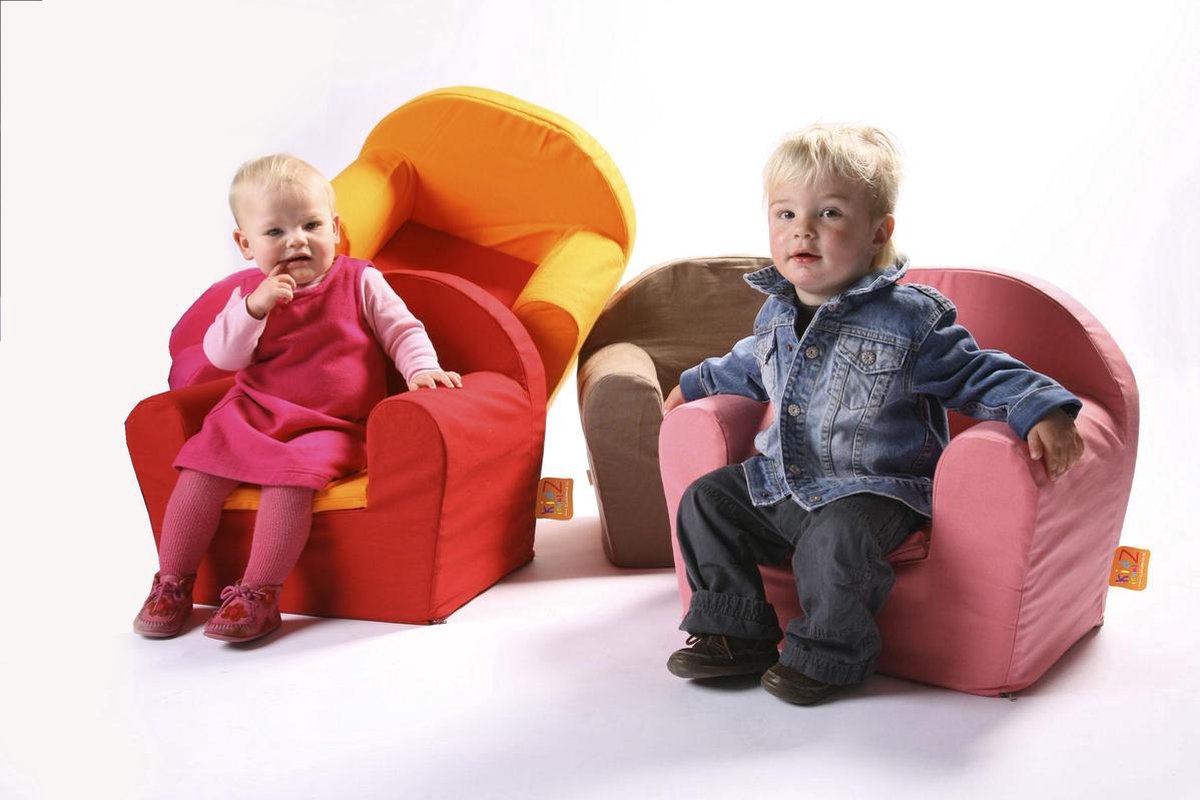 KidZ ImpulZ - Kinderfauteuil - Kinderzetel - 0 tot 5 jaar – Donkerbruin ...