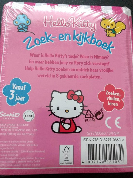 Hello Kitty Zoek-en Kijkboek, NB | 4007148021030 | Boeken | bol