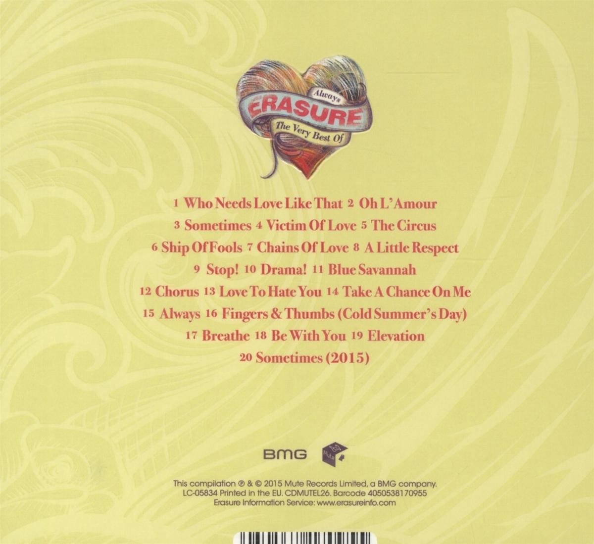 Always - The Very Best Of Erasure, Erasure | CD (album) | Muziek | bol