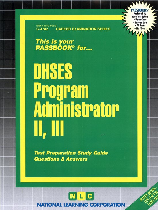 Career Examination Series - DHSES Program Administrator II, III (ebook ...