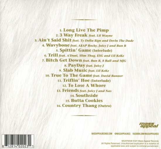 Long Live the Pimp, Pimp C | CD (album) | Muziek | bol