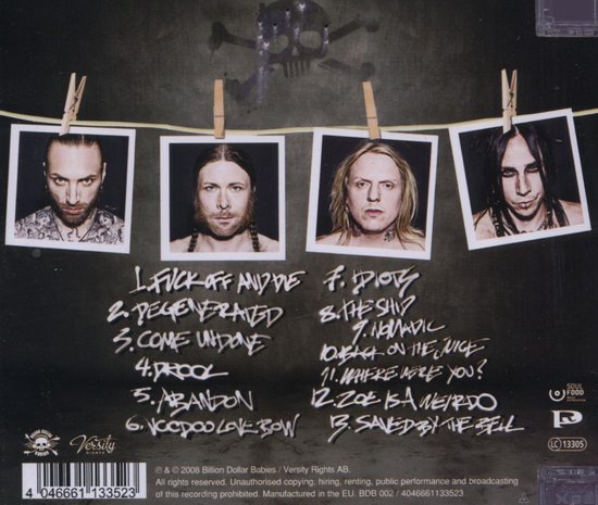 Backyard Babies, Backyard Babies | Muziek | bol