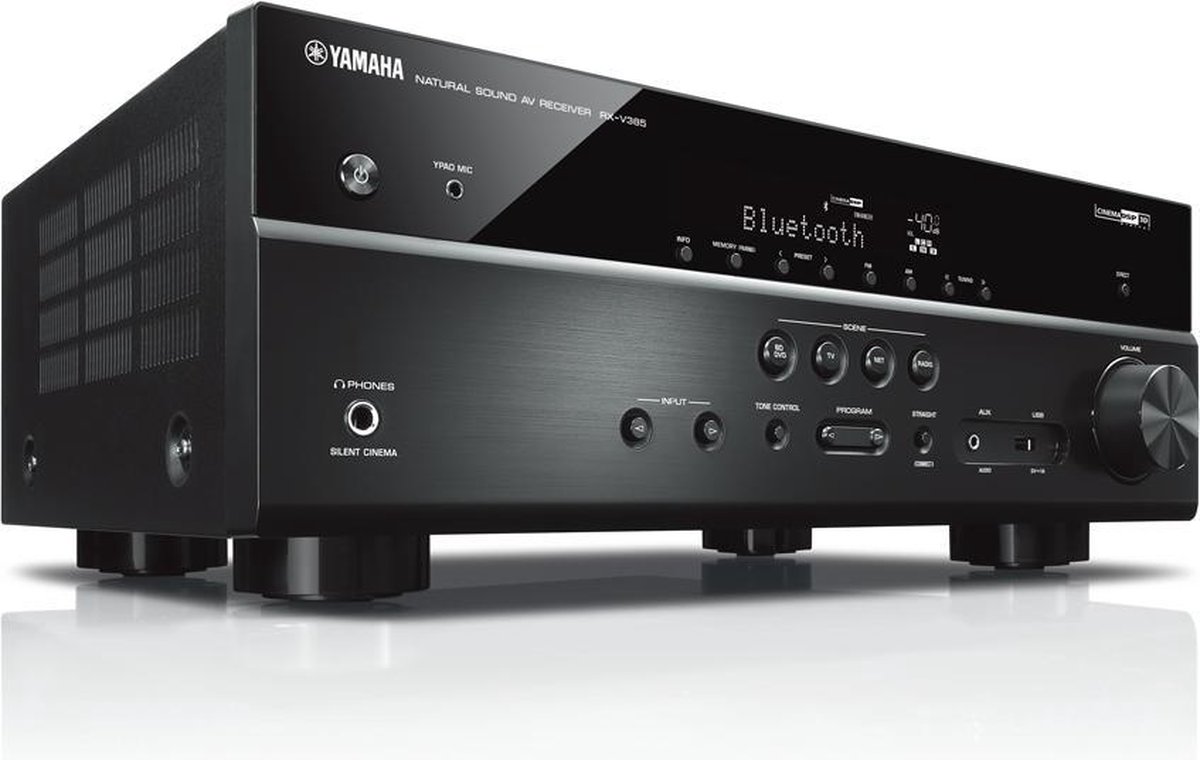 Yamaha RX-V385 AV Receiver Black | bol