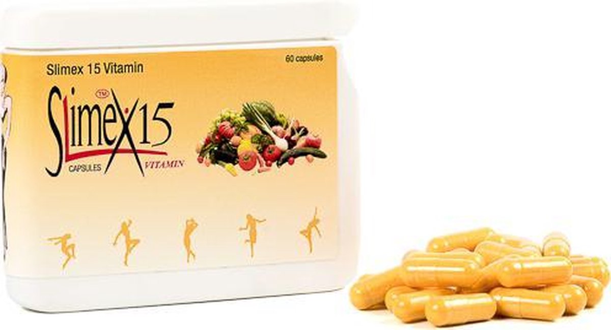 Slimex 15 Vitamin | Supplementen voor bij jouw afslankproducten | bol.com
