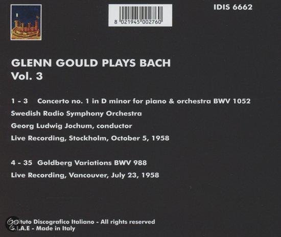 Glenn Gould Plays Bach Vol.3, Glenn Gould | Muziek | bol