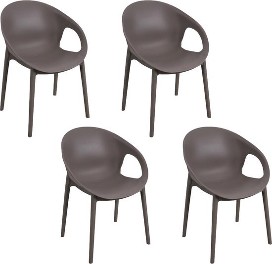 Terrasstoel Cosy (set van 4) - duin - stapelbaar | bol