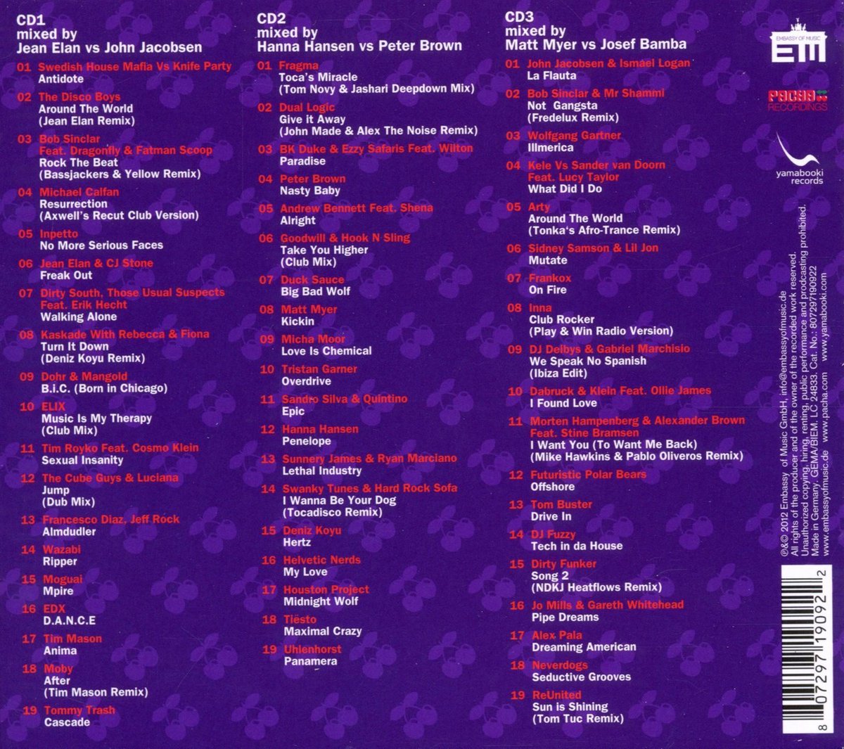 Various Artists - Pacha 2012 (CD), various artists | CD (album ...