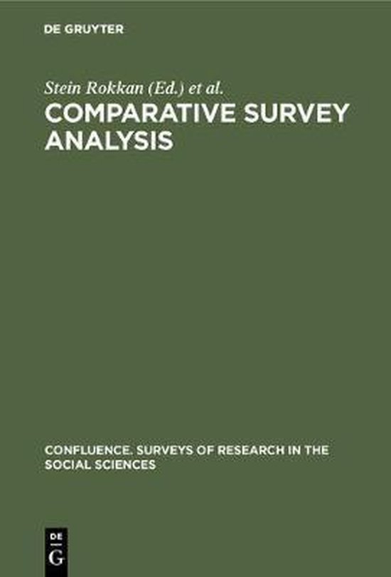 Comparative Survey Analysis | 9783111052540 | Boeken | bol.com