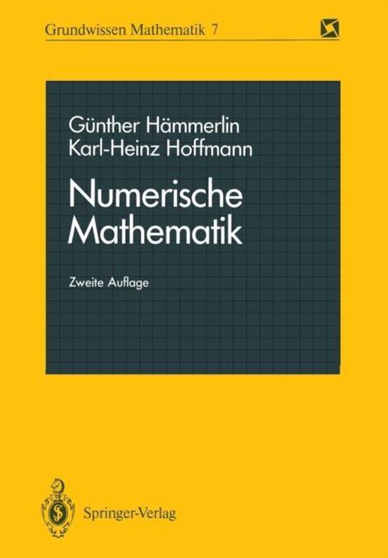 Numerische Mathematik | 9783540535393 | Prof. Dr. G. Hammerlin | Boeken ...