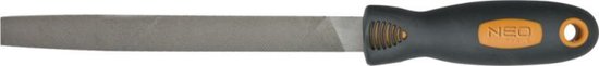 Neo Tools Metaalvijl 200mm Driehoek Grofte 2 T12 Staal TPR Gecoat | bol