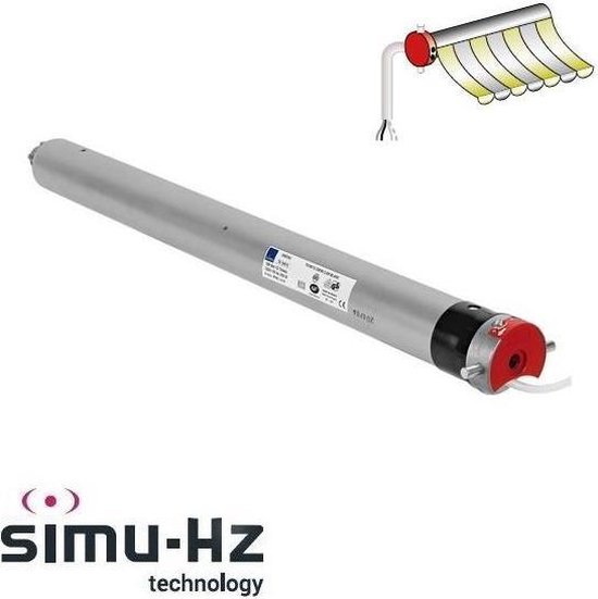 Simu T6 E SP Hz buismotor met geïntegreerde ontvanger en ...