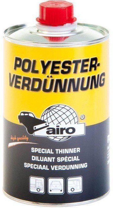Airo Staalplamuur Polyester verdunner 1ltr | bol
