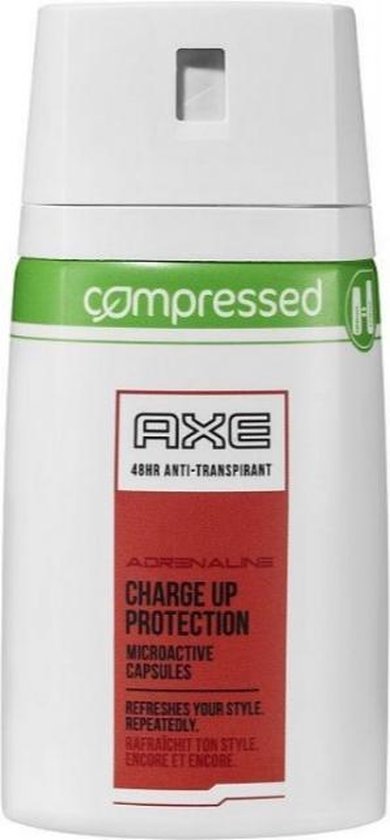 Deodorant spray compressed adrenaline (100ml) | bol.com