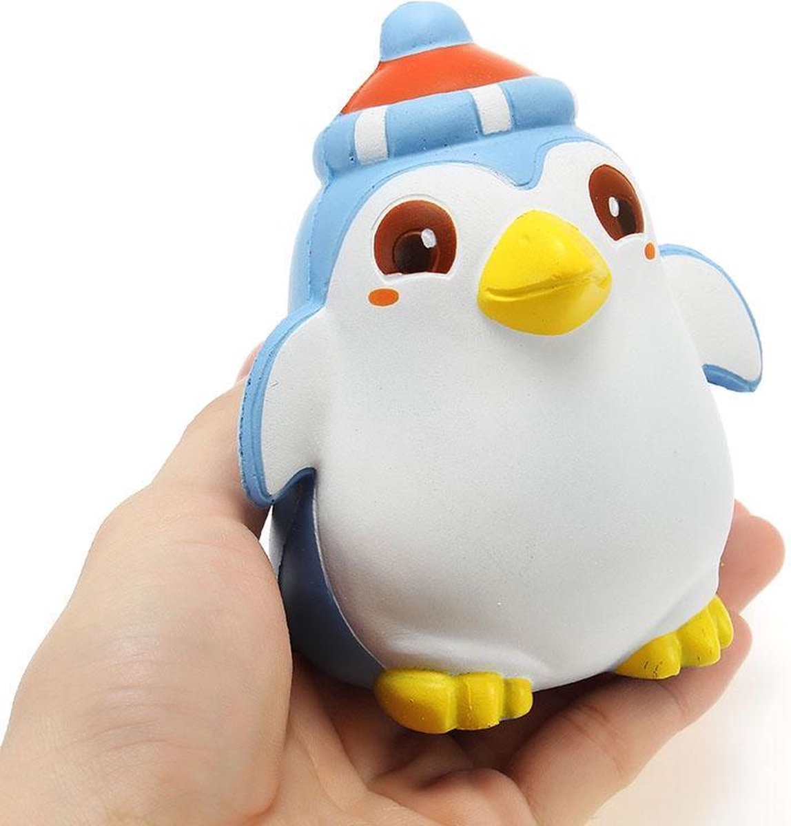Squishy squishies Squeeze Happy Pinguin 12 cm | bol.com
