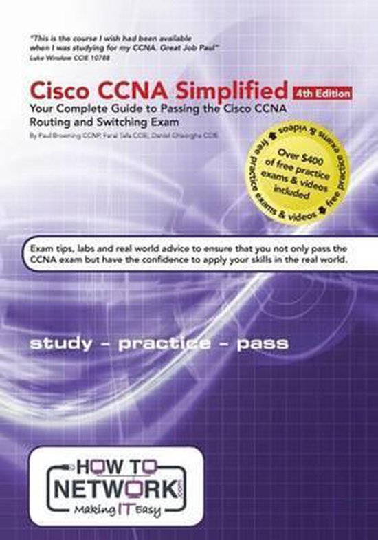 Cisco CCNA Simplified | 9781530353194 | Paul William Browning | Boeken ...
