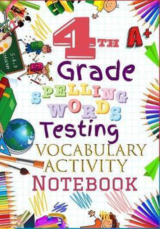 4th Grade Spelling Words Testing Vocabulary Activity Notebook ...