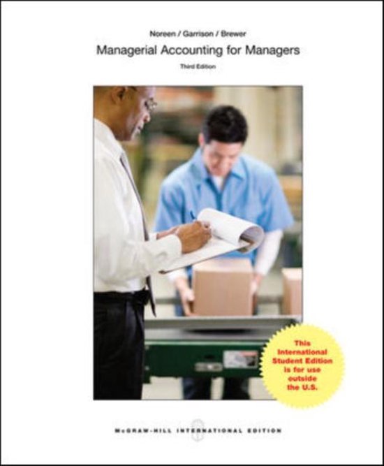 Managerial Accounting For Managers
