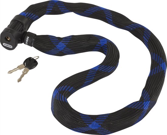 Abus Ivera Chain 7210/110 RBU - Kabelslot + Houder - 110 cm - Zwart | bol