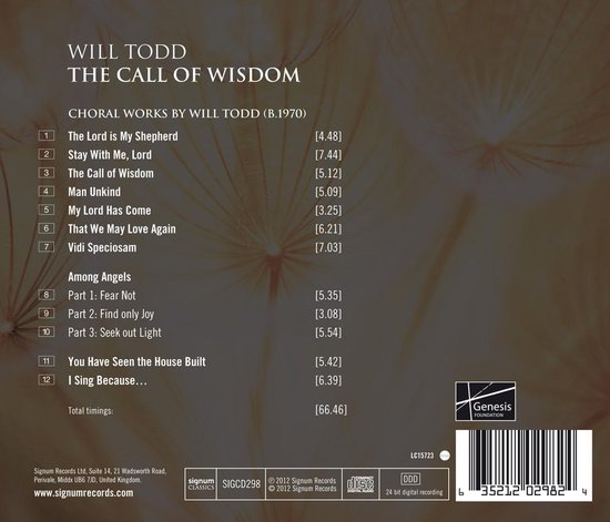 The Call Of Wisdom, English Chamber Orchestra | CD (album) | Muziek ...