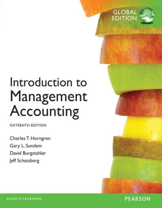 Introduction To Management Accounting | 9780273790013 | Gary Sundem ...