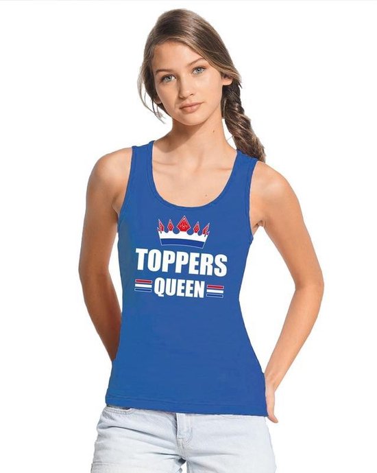 Toppers Blauw Toppers Queen singlet/ mouwloos shirt dames S | bol