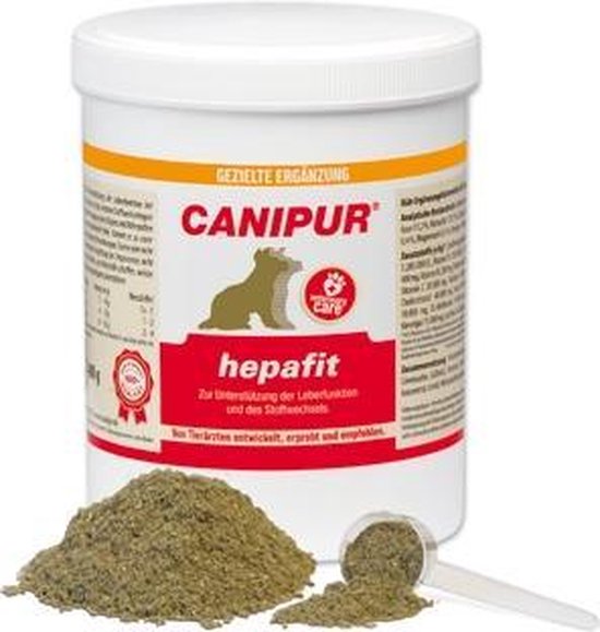 Vetripharm CANIPUR - Hepafit voedingssupplement hond - 150 g | bol