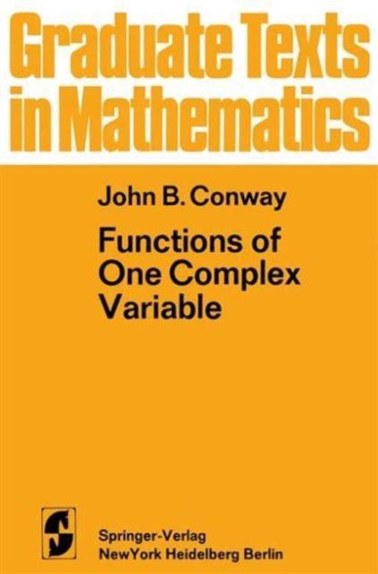 Functions of One Complex Variable | 9780387900629 | John B. Conway | Boeken | bol.com