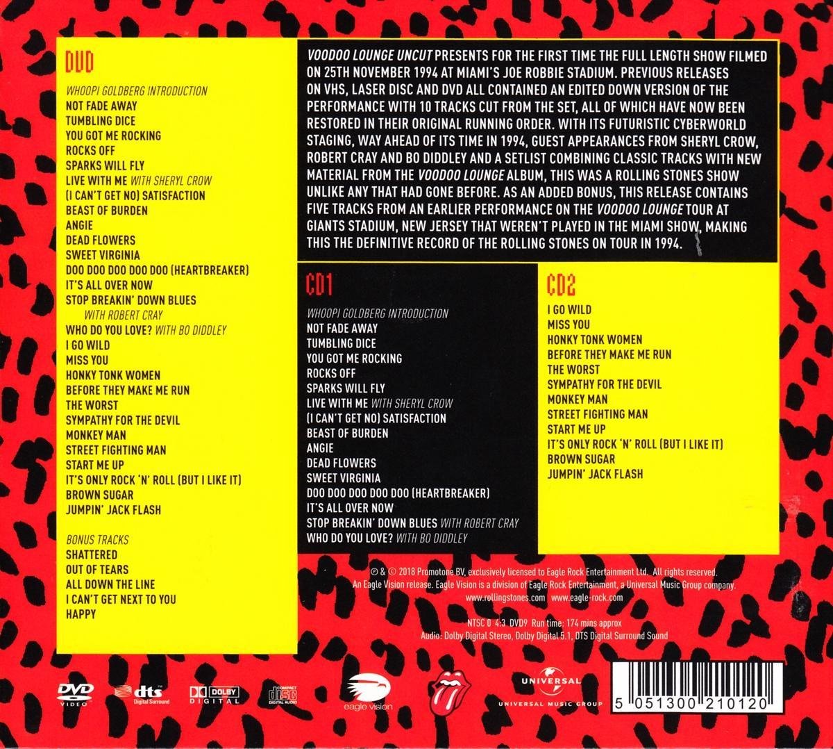 Voodoo Lounge (Uncut Live) (CD + DVD), The Rolling Stones | Muziek ...