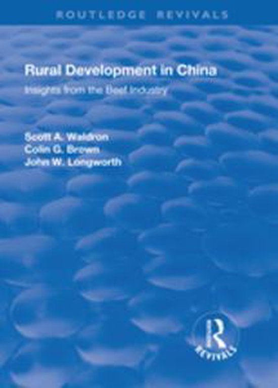 Rural Development in China (ebook), Scott A. Waldron | 9781351775410 ...