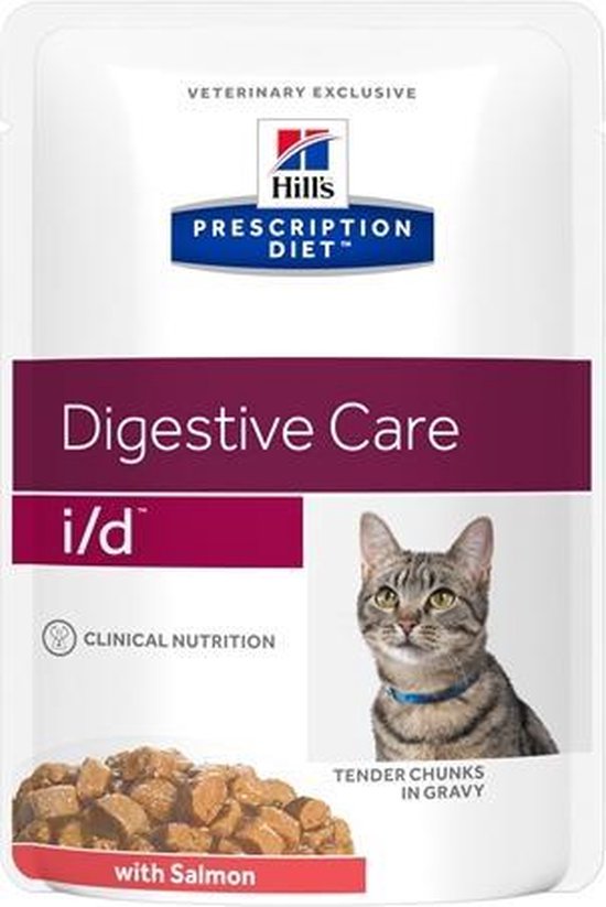 Hill's Prescription Diet Feline - i/d Chicken 12 x 85 g pouches | bol.com