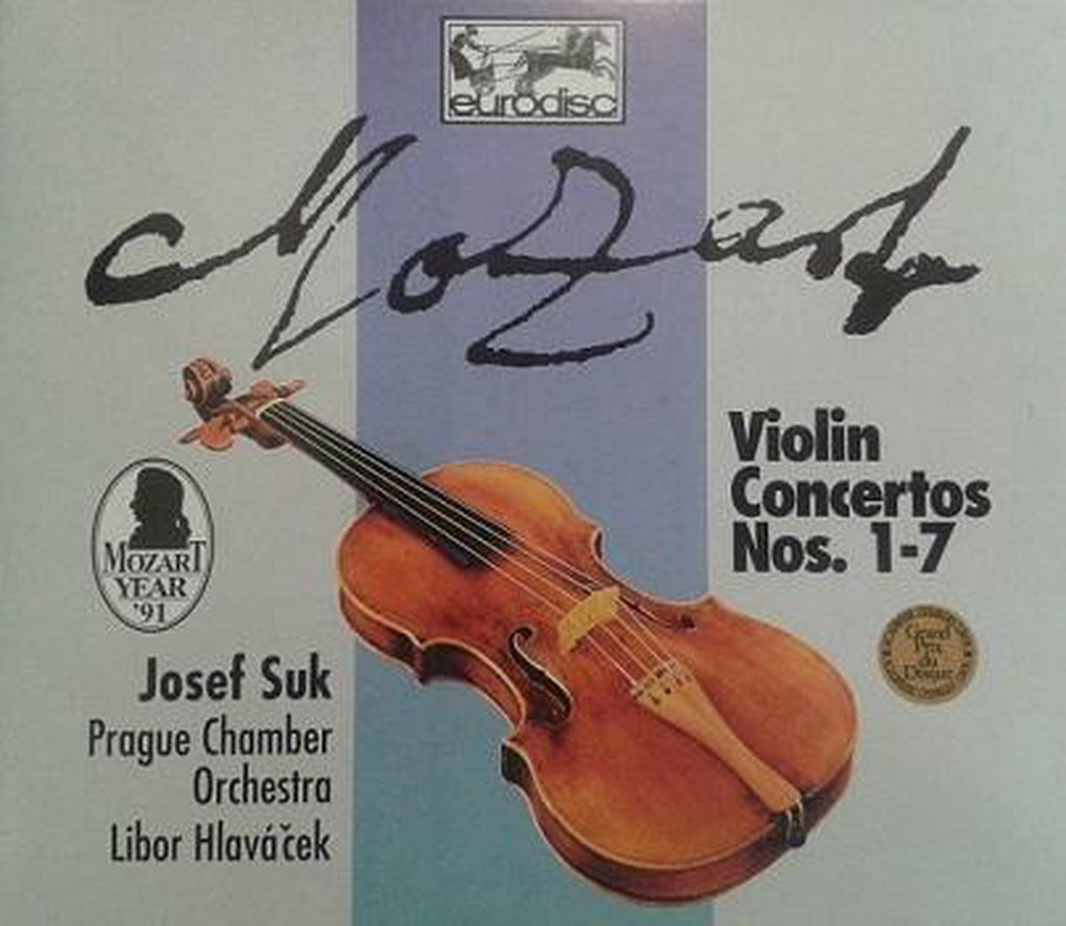 MOZART: VIOLIN CONCERTOS NOS 1 - 7, PRAGUE CHAMBER ORCHESTRA / JOSEF ...