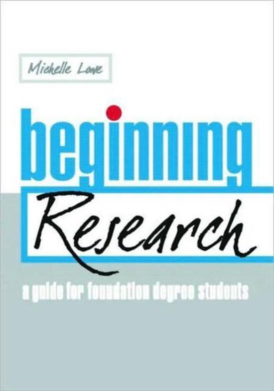 Beginning Research | 9780415409810 | Michelle Lowe | Boeken | bol