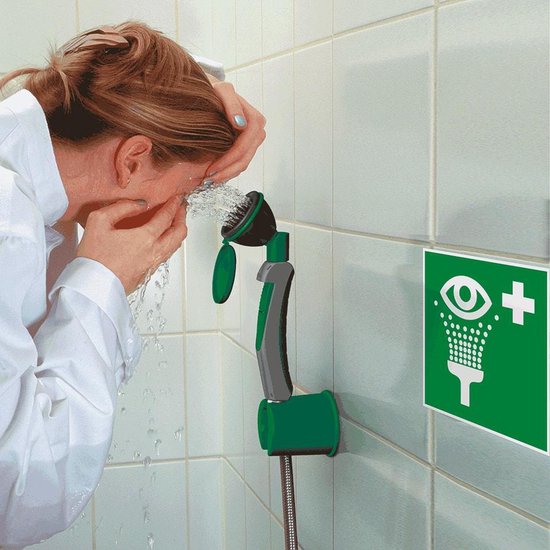 Sticker 'Oogdouche' ISO 7010, E011 200 x 200 mm sticker - PermaLight ...