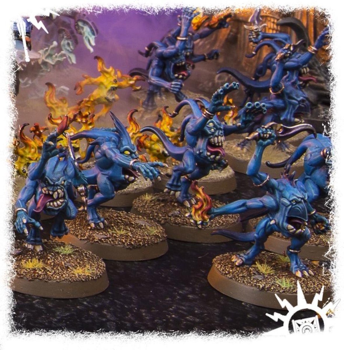 Warhammer 40.000 - Disciples of tzeentch: blue horrors/brimstone ...