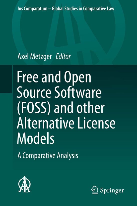 Free and Open Source Software (FOSS) and other Alternative License Models (ebook),... | bol.com
