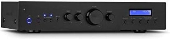 Versterker - Bluetooth Versterker - Versterker Audio - Zwart | bol.com