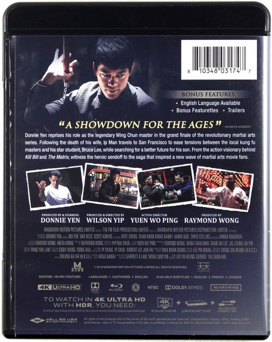 Ip Man 4: The Finale [Blu-Ray 4K]+[Blu-Ray], Vanness Wu | Dvd's | bol