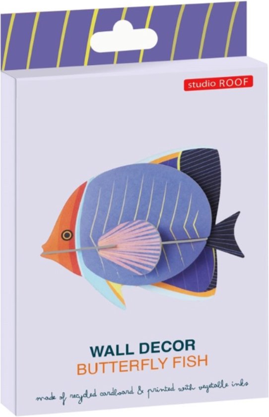 Studio Roof wall decoration BUTTERFLY FISH | bol