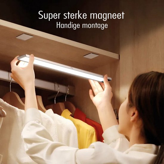 LED Kastverlichting met sensor | 2W | Zwart | 30 cm | 4500K | bol