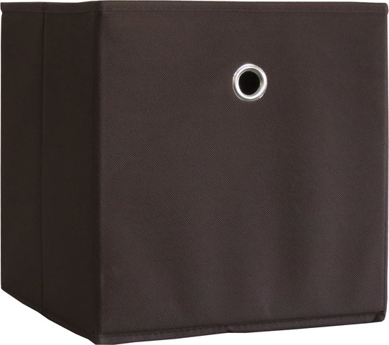VCM Set van 2 opvouwbare box stoffen box opvouwbare plank box opslag ...