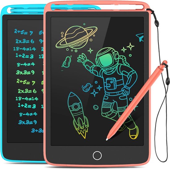 Tablette d'écriture LCD magnétique – 2 x pièces – 22 cm – Tableau de ...